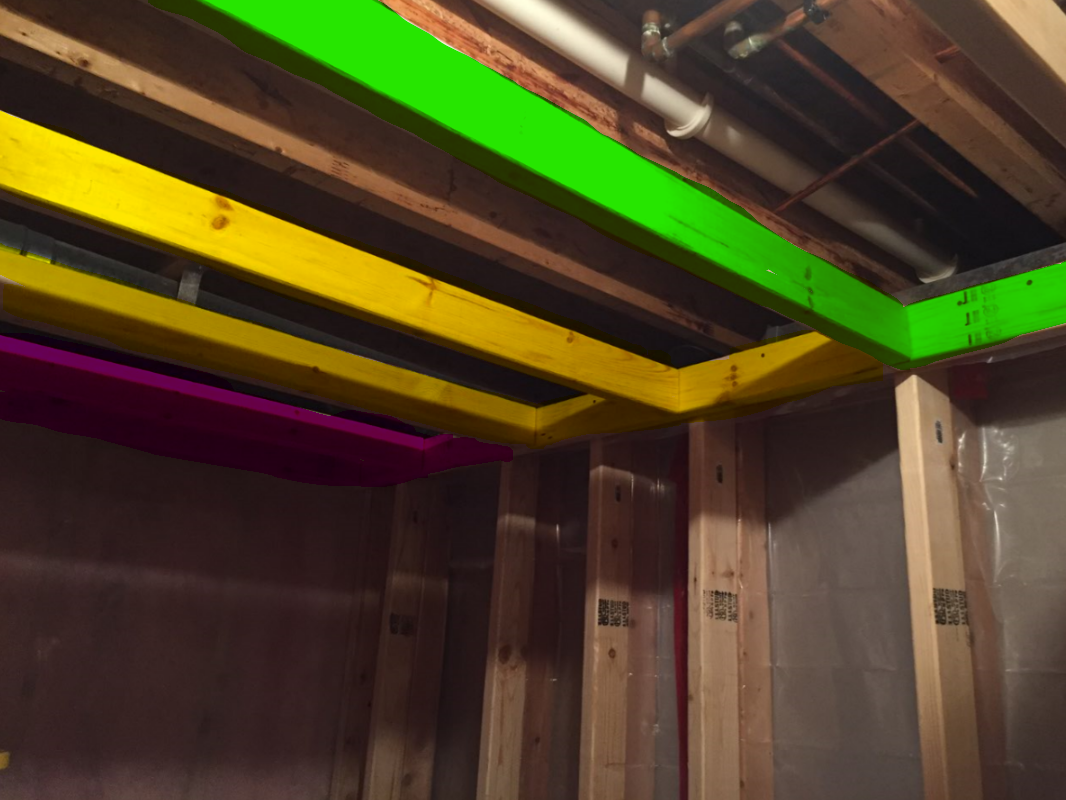 Building the cellar ceiling – VinCrush